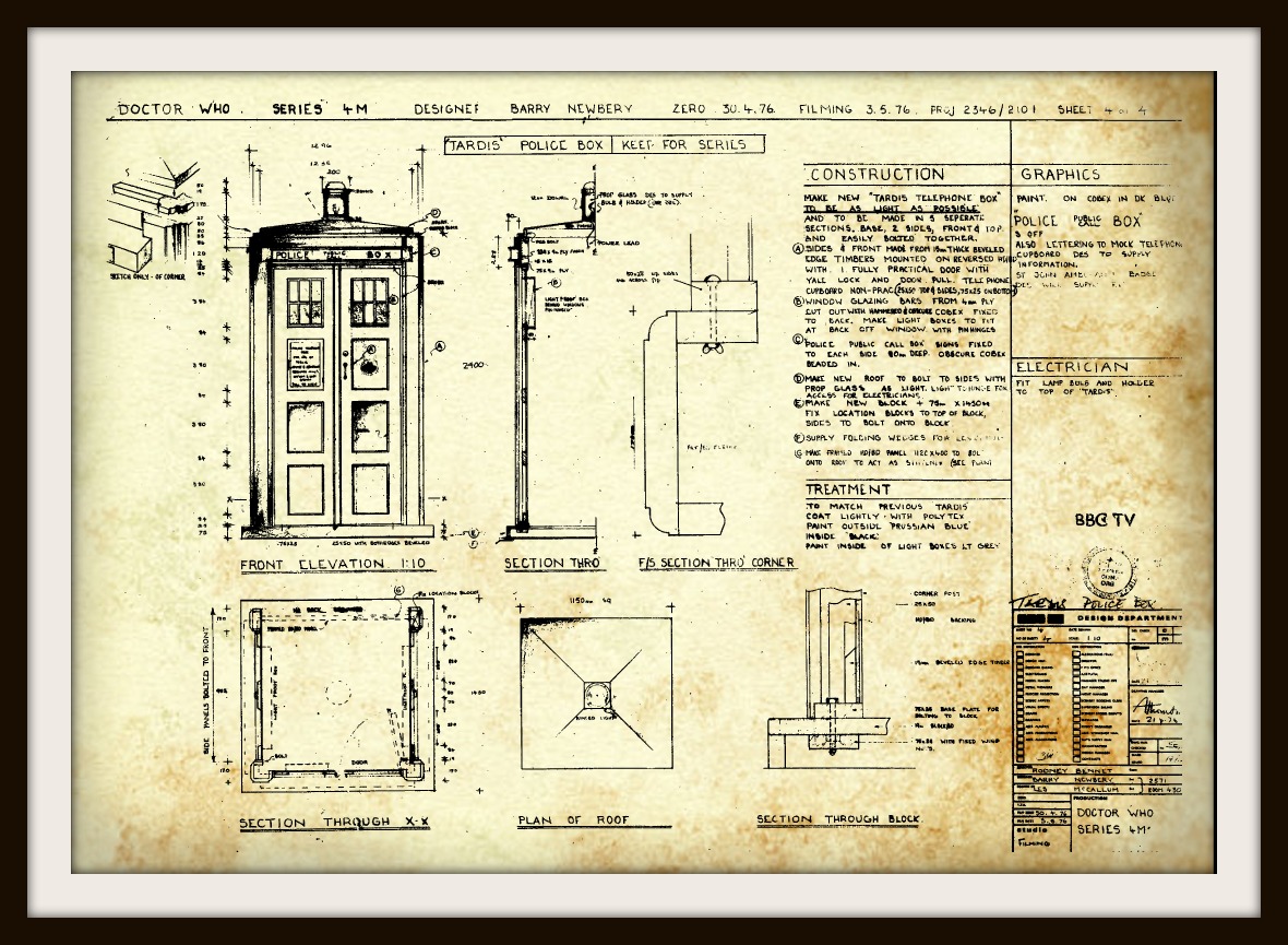 Plans for the Tardis – RUBY CANOE – Home